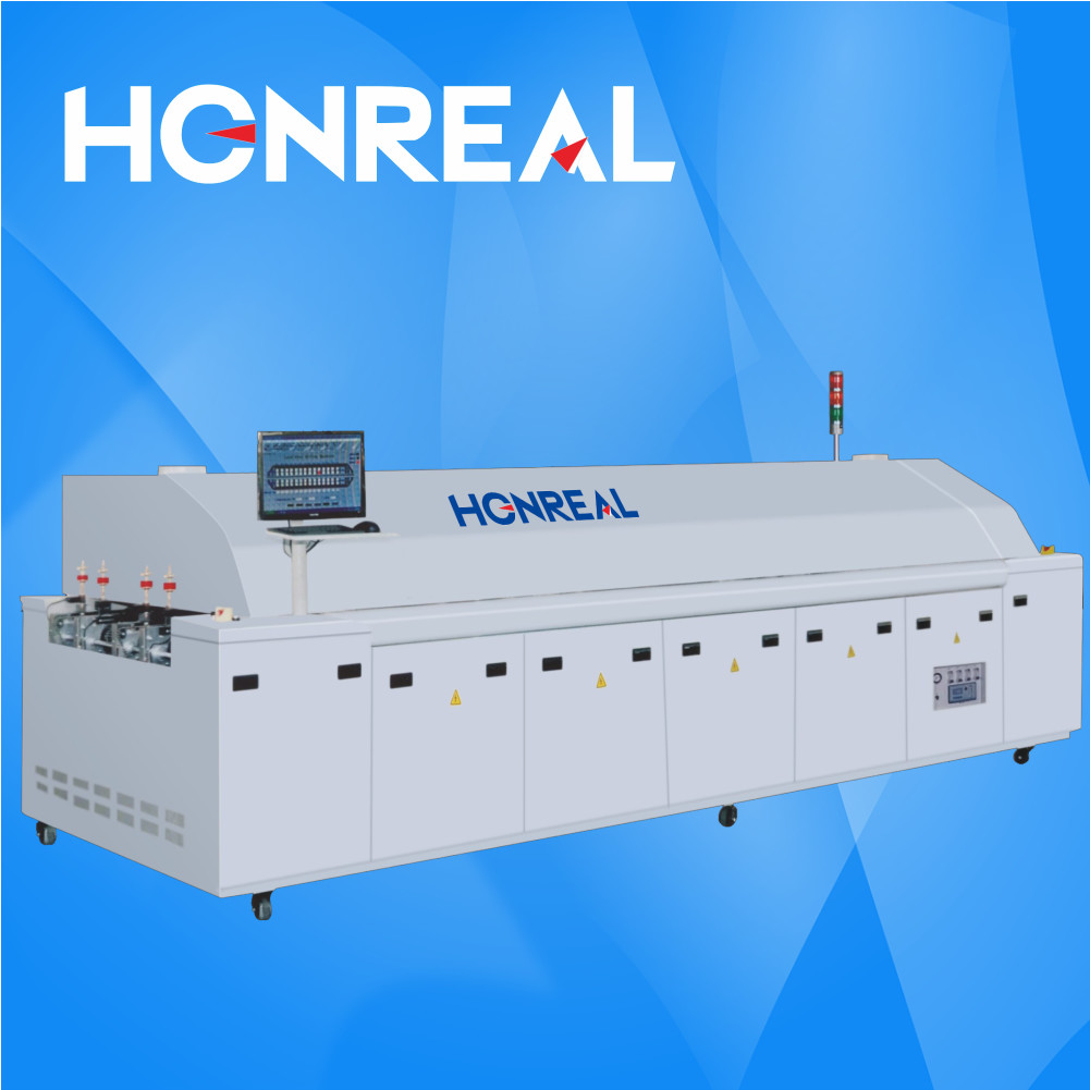 Modular Design Hot Air Reflow Oven SMT Lead Free Fully Forced Air ...